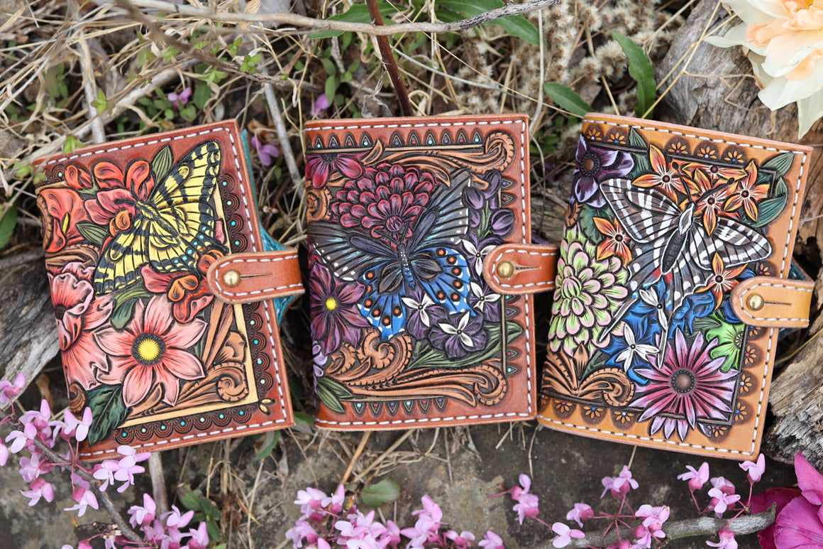 Tooled Leather and Chainstitch Embroidery – Ashley Robin Designs